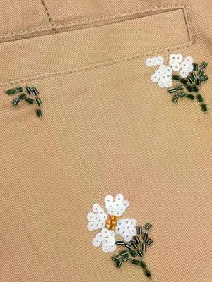 HONOR THE GIFT Beaded Flower Trousers