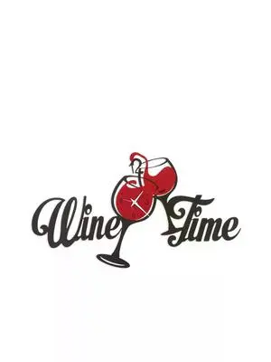 ARTI & MESTIERI Wine Time Wall Clock - Black