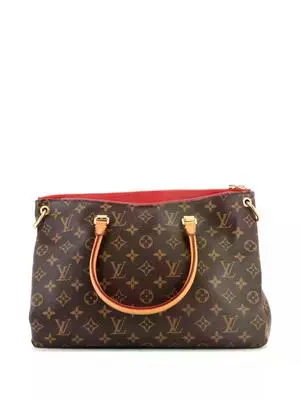 LOUIS VUITTON Pallas Tote Monogram Canvas - Brown