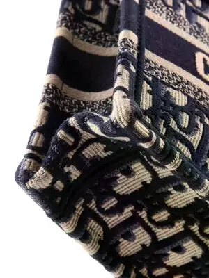 Dior Oblique Canvas Mini Tote Bag - Blue
