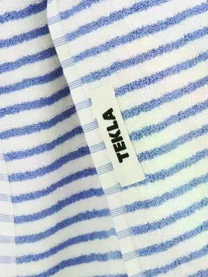 TEKLA Striped Terry Towel - White