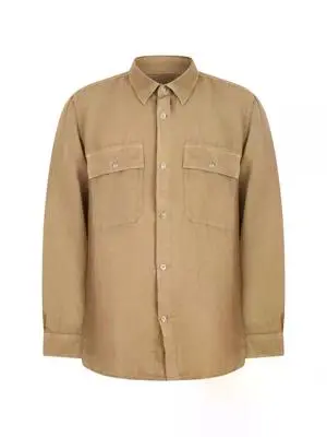 120% Lino Flap-pockets Linen Shirt