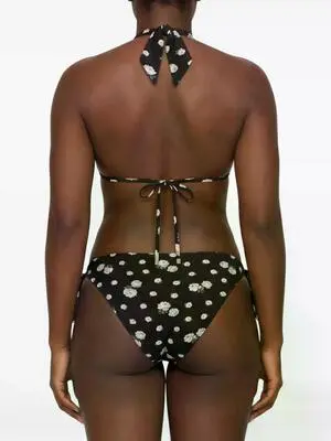 Dolce & Gabbana Rose-print Bikini - Black