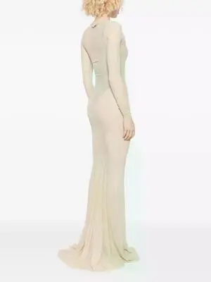 Rick Owens Long-sleeve Maxi Dress - Neutrals