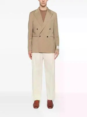 MANUEL RITZ Double-breasted Blazer - Neutrals