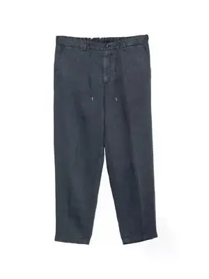 BRIGLIA 1949 Linen Trousers - Blue