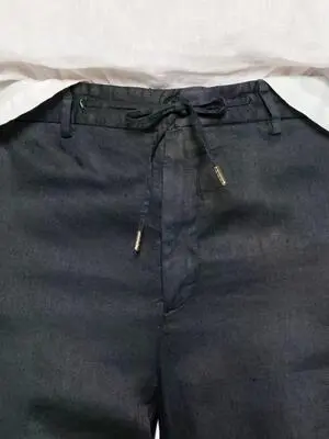 BRIGLIA 1949 Linen Trousers - Blue