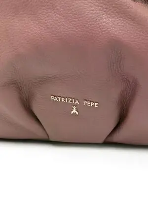 Patrizia Pepe Leather Clutch With Shoulder Strap