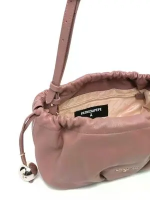 Patrizia Pepe Leather Clutch With Shoulder Strap