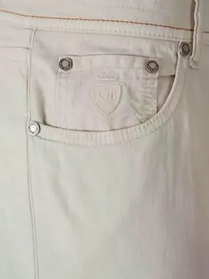 RICHARD J. BROWN Logo-patch Jeans - Neutrals