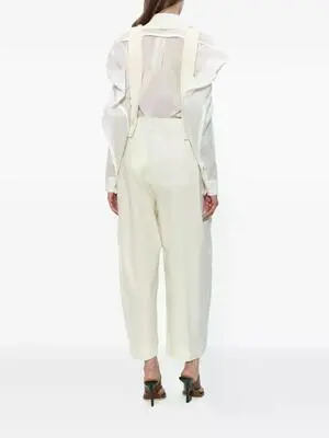 Issey Miyake Button Detail Cutout Jumpsuit