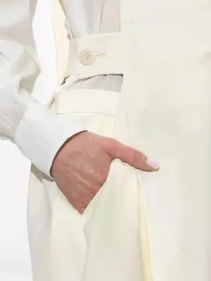 Issey Miyake Button Detail Cutout Jumpsuit