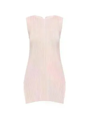 Issey Miyake Pleated Sleeveless Blouse