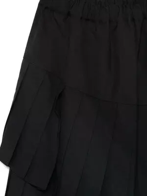 Noir Kei Ninomiya Pleated Asymmetrical Skirt