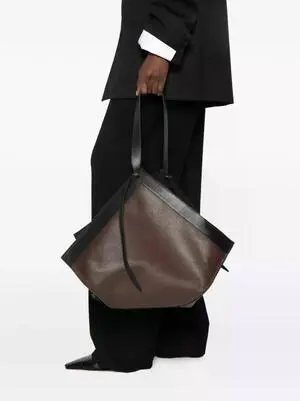 Yuzefi Large Wonton Shoulder Bag - Brown