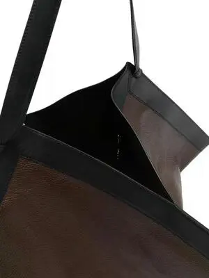 Yuzefi Large Wonton Shoulder Bag - Brown