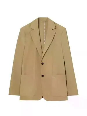 Burberry Technical Cotton Tailored Jacket - Neutrals