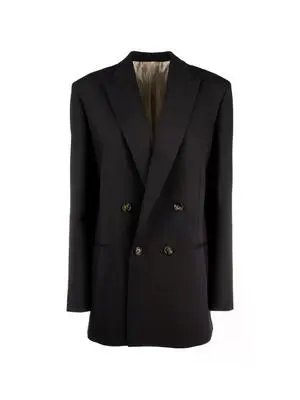 Alberta Ferretti Double-breasted Blazer - Blue