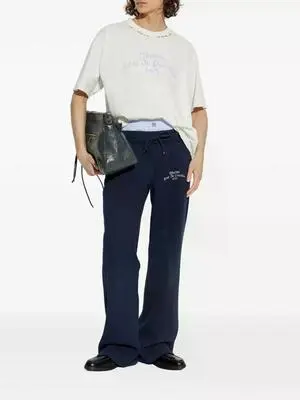 MISBHV Text-print T-shirt - Neutrals