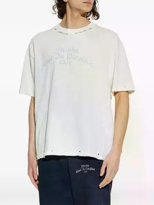 MISBHV Text-print T-shirt - Neutrals