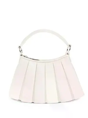 Lacoste Small Lenglen Pleated Tote Bag - White