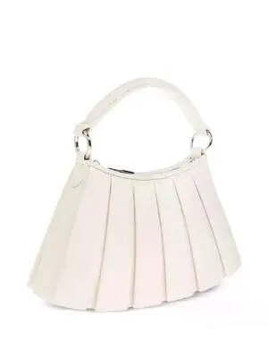 Lacoste Small Lenglen Pleated Tote Bag - White