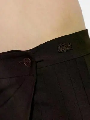 Lacoste Wrap Pleated Mini Skirt