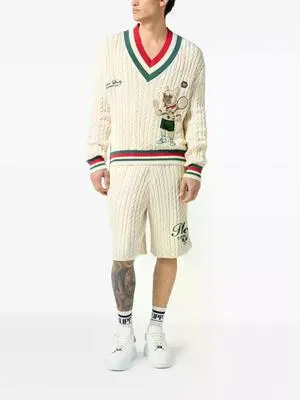 Philipp Plein Tennis Club Sweater - Neutrals