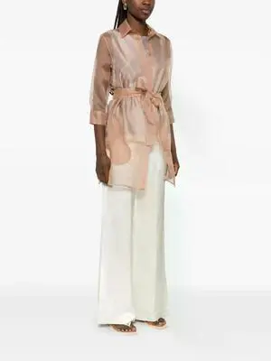 MAZZARELLI Organza Sheer Shirt