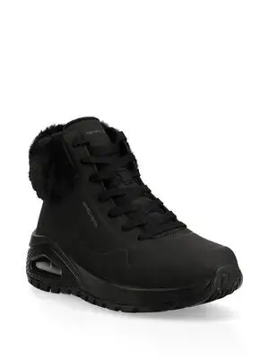 Sketchers Uno Rugged Fall Air Ankle Boots - Black