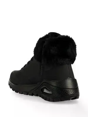 Sketchers Uno Rugged Fall Air Ankle Boots - Black