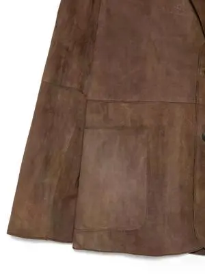 LEATHER AUTHORITY Pocket Panelled Blazer