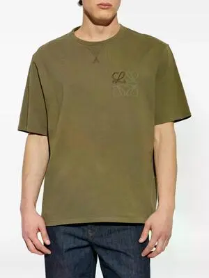 Loewe Embroidered T-shirt - Green
