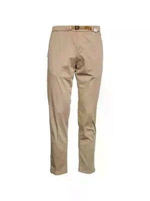 White Sand Drawstring Pants For Men