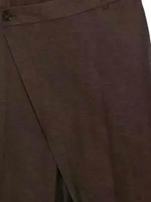 HERSKIND Alina Buttoned Trousers - Brown