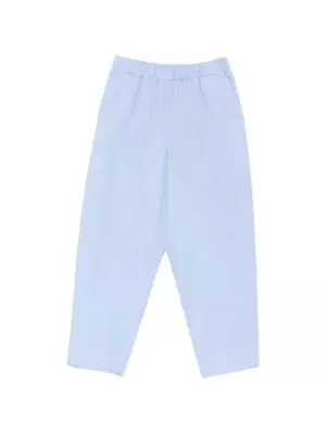 Dusan Elasticated-waistband Trousers - Blue