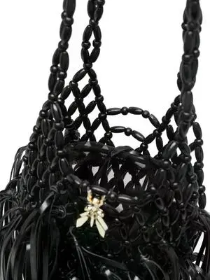 Patrizia Pepe Fringed Shoulder Bag