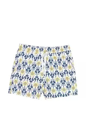 Altea Floral-print Swim Shorts - White