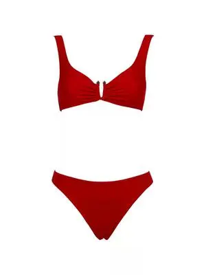 FISICO O-ring Detail Two-piece Bikini - Red