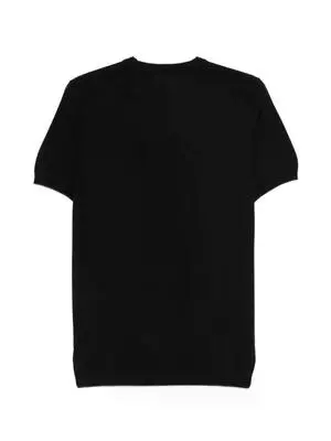 DIKTAT Fine-knit T-shirt - Black