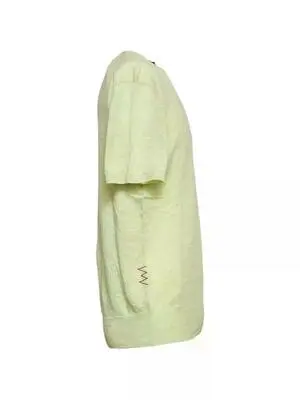 AMARANTO Crewneck Chest Pocket T-shirt - Green