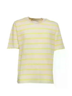 AMARANTO Striped Short-sleeve T-shirt