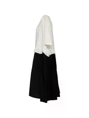Apuntob Short-sleeve Ruffled Dress