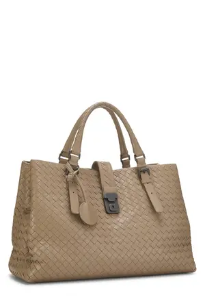 Bottega Veneta Intrecciato Roma Tote - Brown