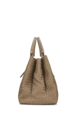 Bottega Veneta Intrecciato Roma Tote - Brown