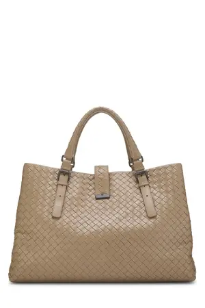 Bottega Veneta Intrecciato Roma Tote - Brown