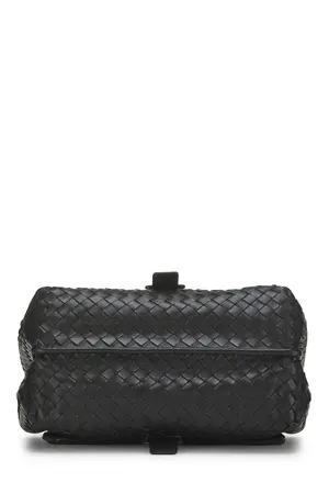 Bottega Veneta Intrecciato Double Flap Shoulder Bag