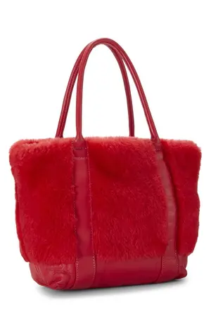 Chrome Hearts Fur And Leather Handbag