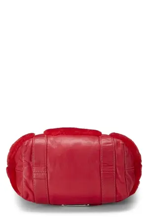 Chrome Hearts Fur And Leather Handbag