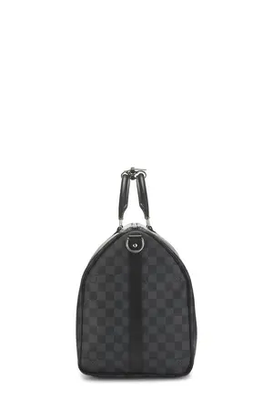 LOUIS VUITTON Damier Graphite 3d Keepall Bandouliere 50 - Black